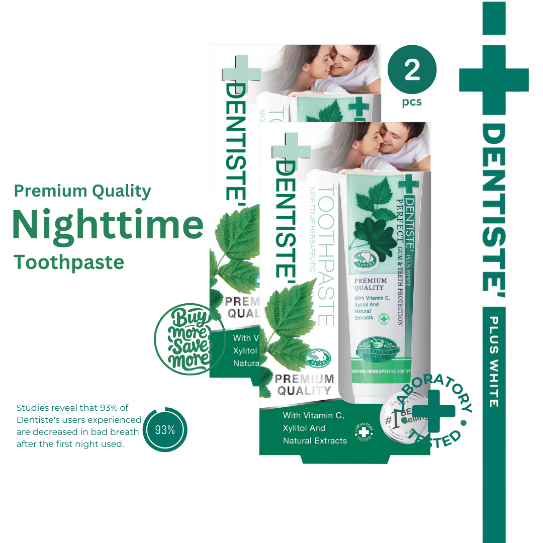 Dentiste - 2 pcs of Nighttime Toothpaste 20g(Exp:2028.04) | Shopee ...
