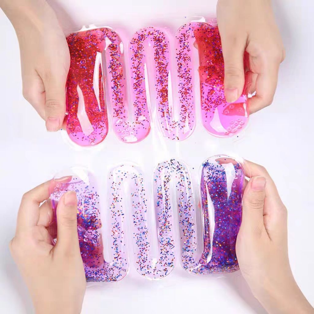 Squeeze Toy Decompression Water Bag Water Fidget Squeezy Tube Liquid ...