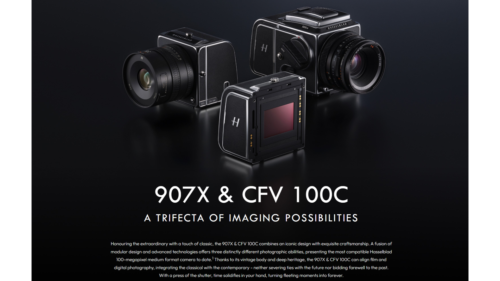 Hasselblad 907X & CFV 100C Medium Format Mirrorless Camera I 1 Year ...