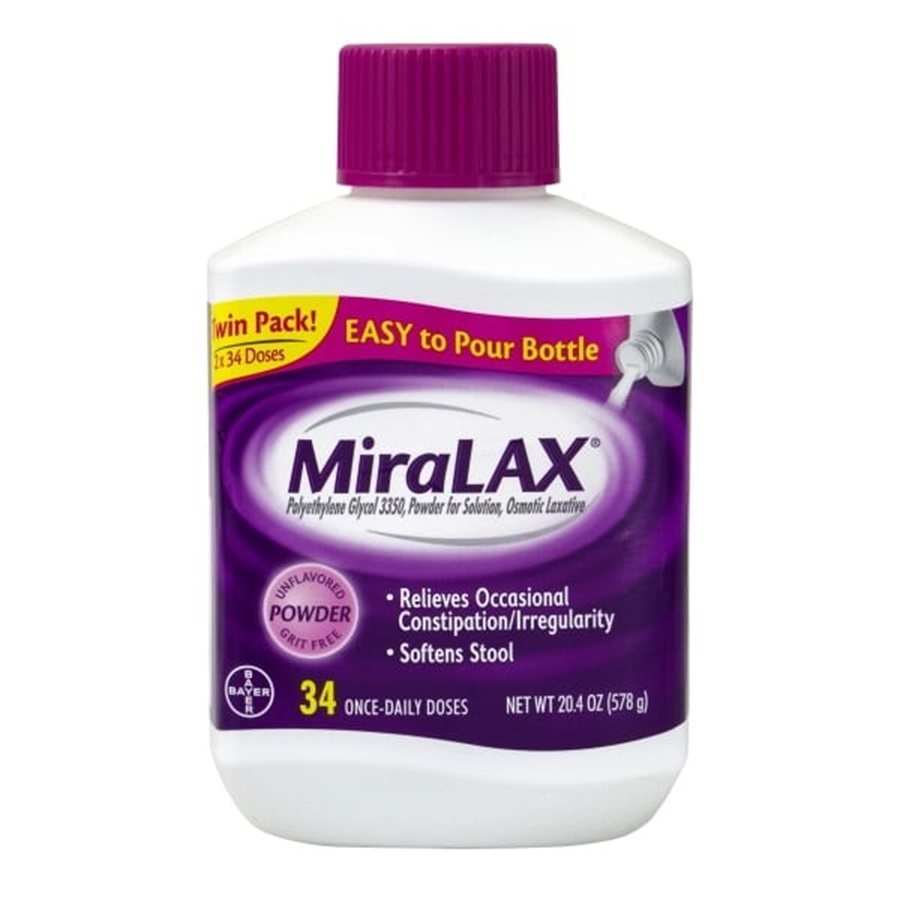 Purelax/Miralax Constipation Relief Powder 3350 | Gentle Osmotic ...