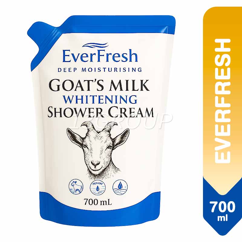 EverFresh Goat's Milk Body Wash Refill Pack / Whitening Shower Cream ...