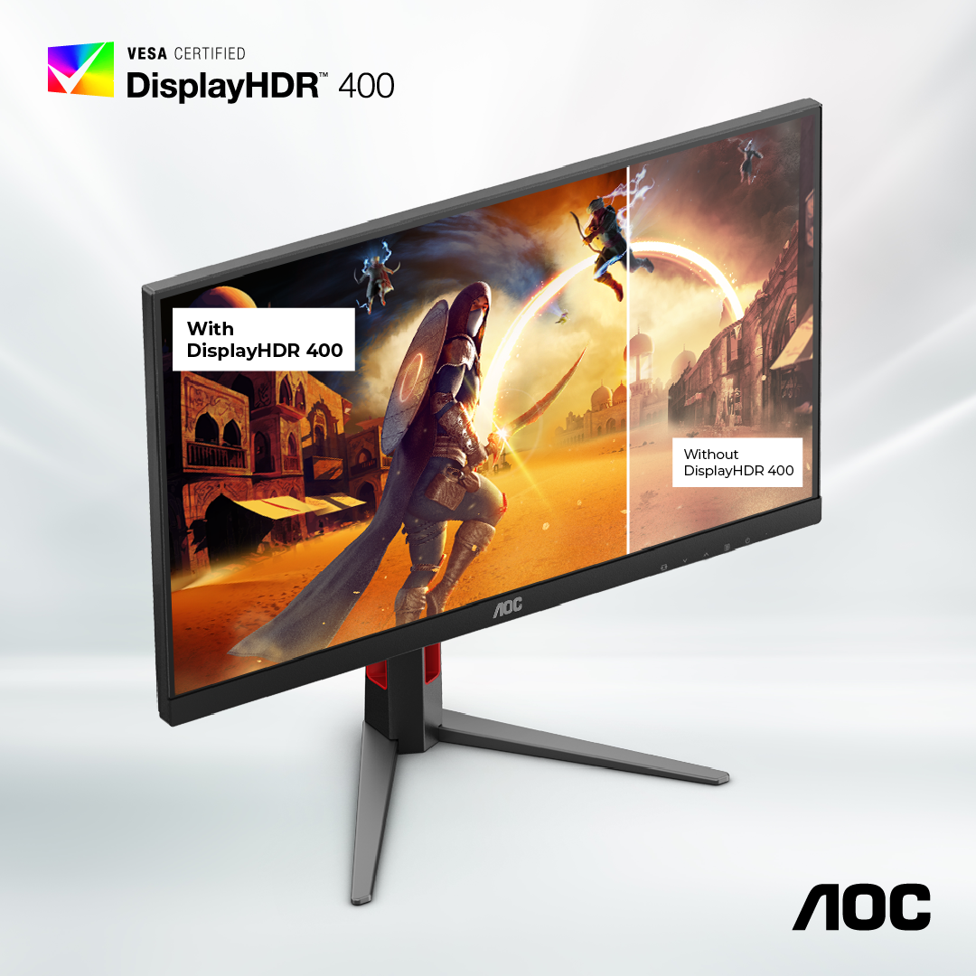 AOC Q27G4/D 27 Inch QHD 200Hz 1ms IPS Flicker-Free Wall Mount with ...
