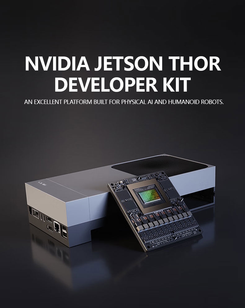 NVIDIA Jetson AGX Thor Developer Kit featuring the Jetson AGX Thor ...