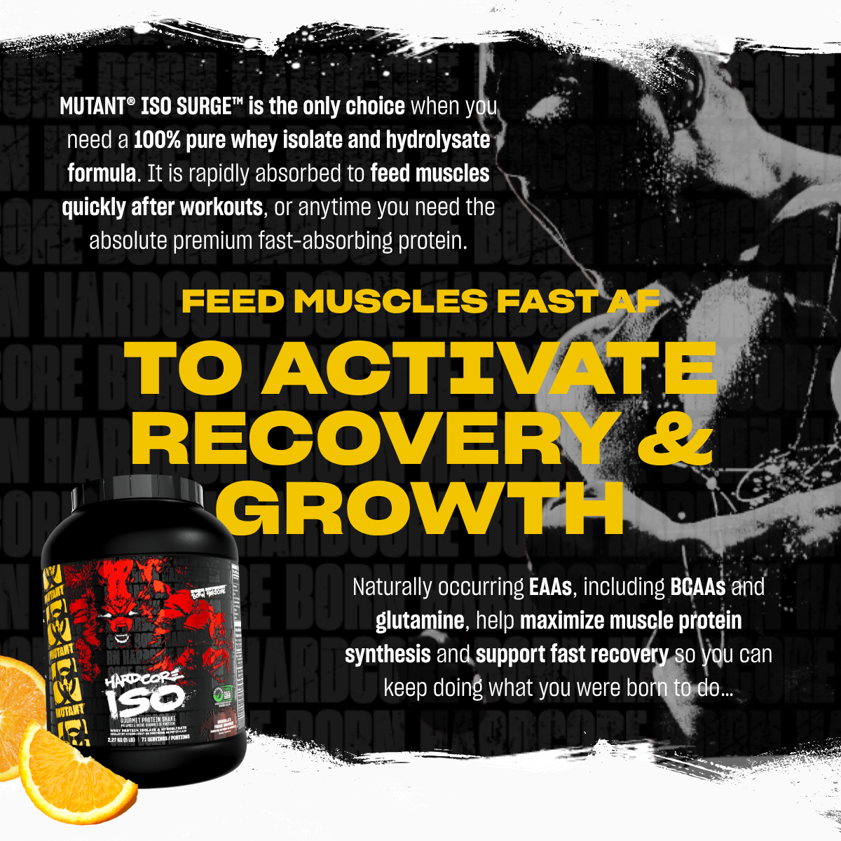 Mutant, Hardcore ISO, Whey Protein Isolate, Whey Isolate, Digestive ...