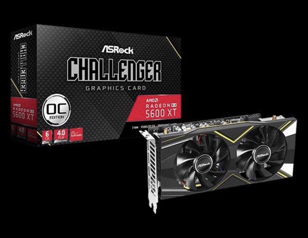 AMD Radeon RX 5600 XT Challenger D 6G OC Graphics Card – 6GB GDDR6 ...