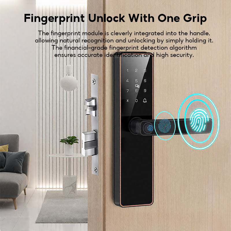 MeeGoo 6 In 1 Smart Lock Gate and Door Gate Bundle Digital Door Lock ...