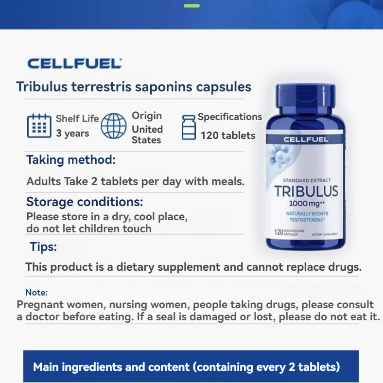 💪SG stock💪 super natural tribulus terrestris testosterone supplement ...