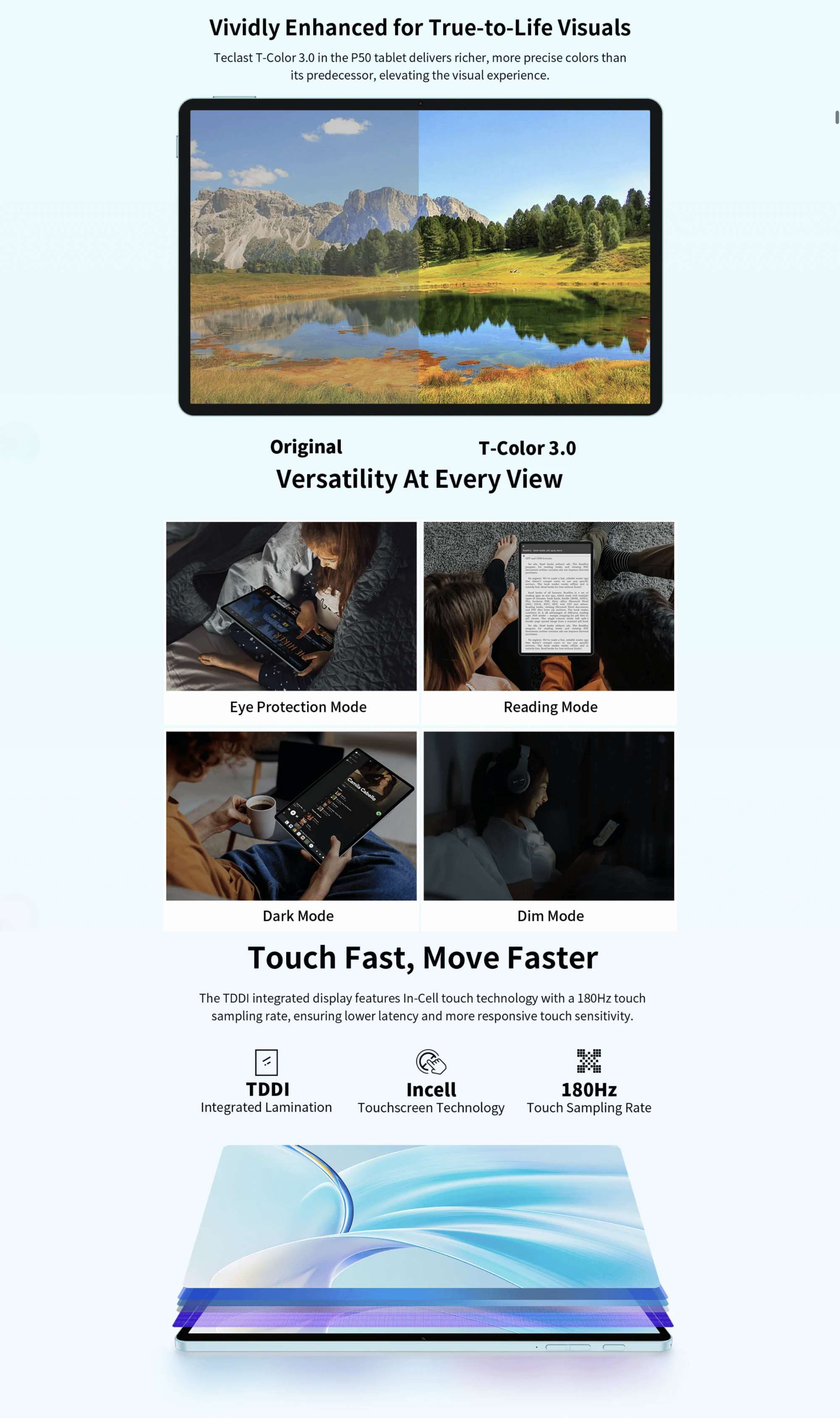 Teclast P50 2025 Tablet 4G LTE| 18GB(8+10)+128GB| 11inch HD IPS| 8-Core ...