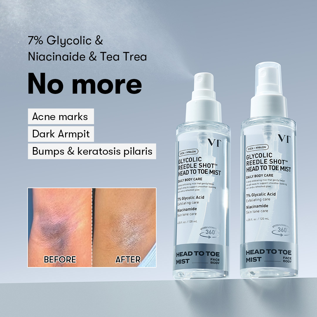 [VT] Glycolic Acid Reedle Shot Head to Toe Mist 7% Glycolic Acid ...