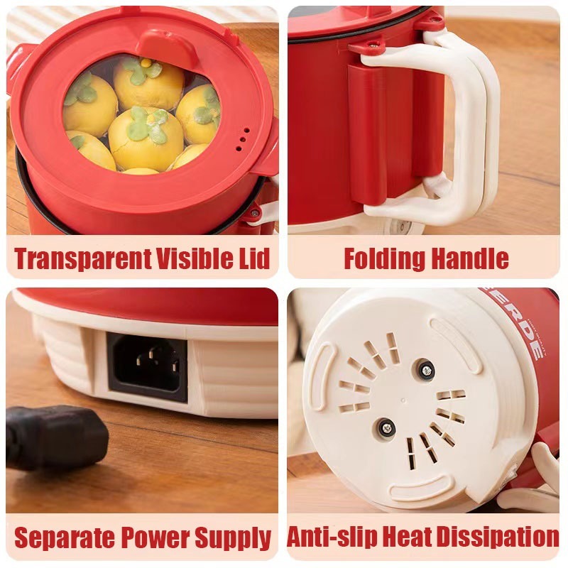 SG Mini Electric Cooker with Folding Handle - Multi Portable Electric ...