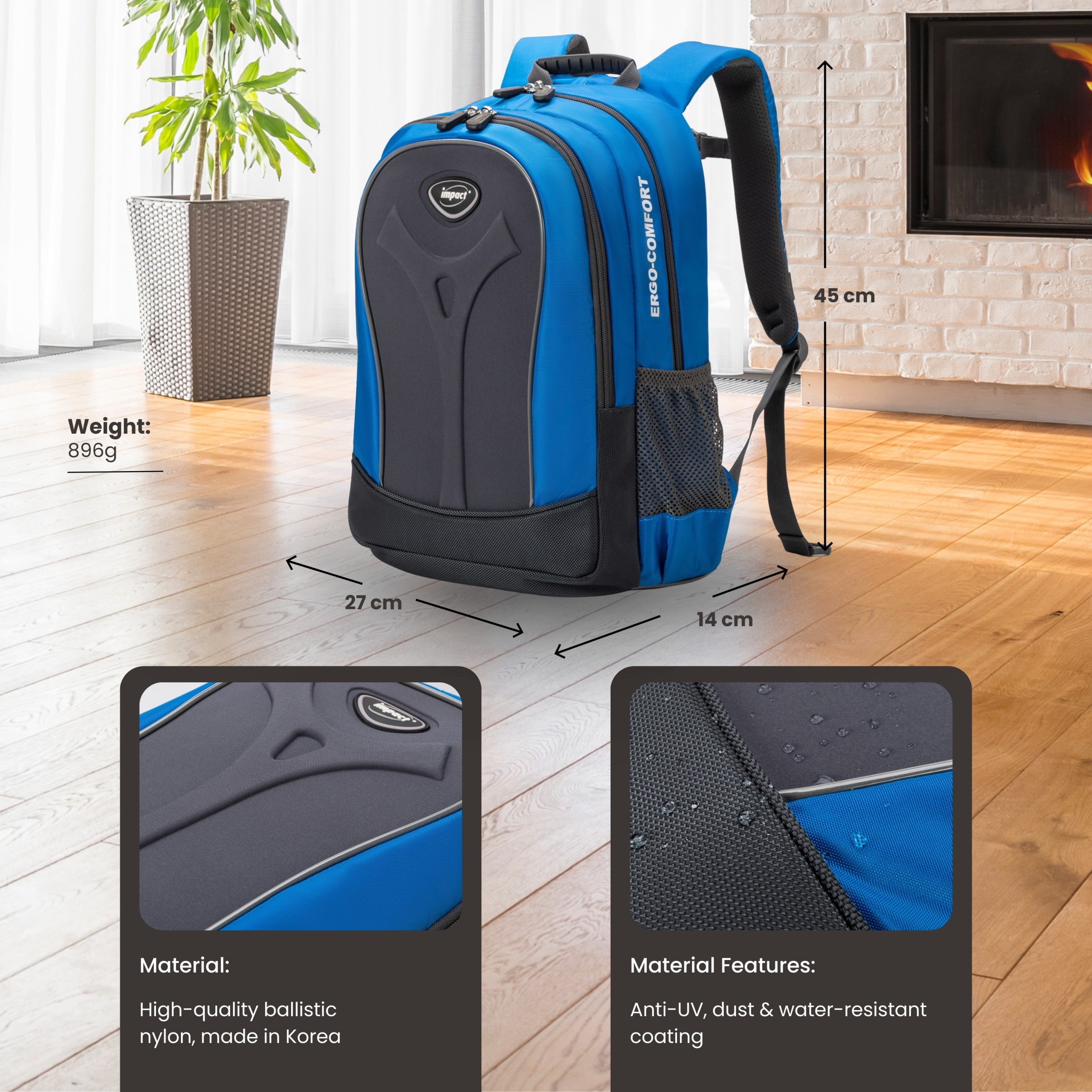 IMPACT Ergonomic Backpack for Kids (Primary 3 & Above) & Adults IPEG ...