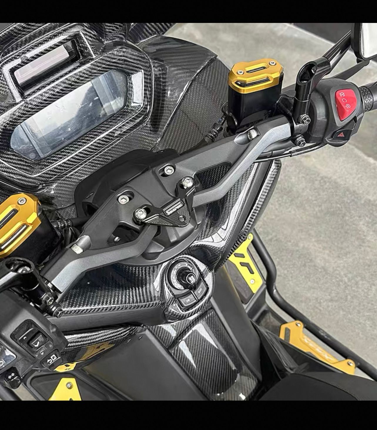 Semspeed Xmax Naked Handlebar Bracket for Quadlock Phone Holder ...