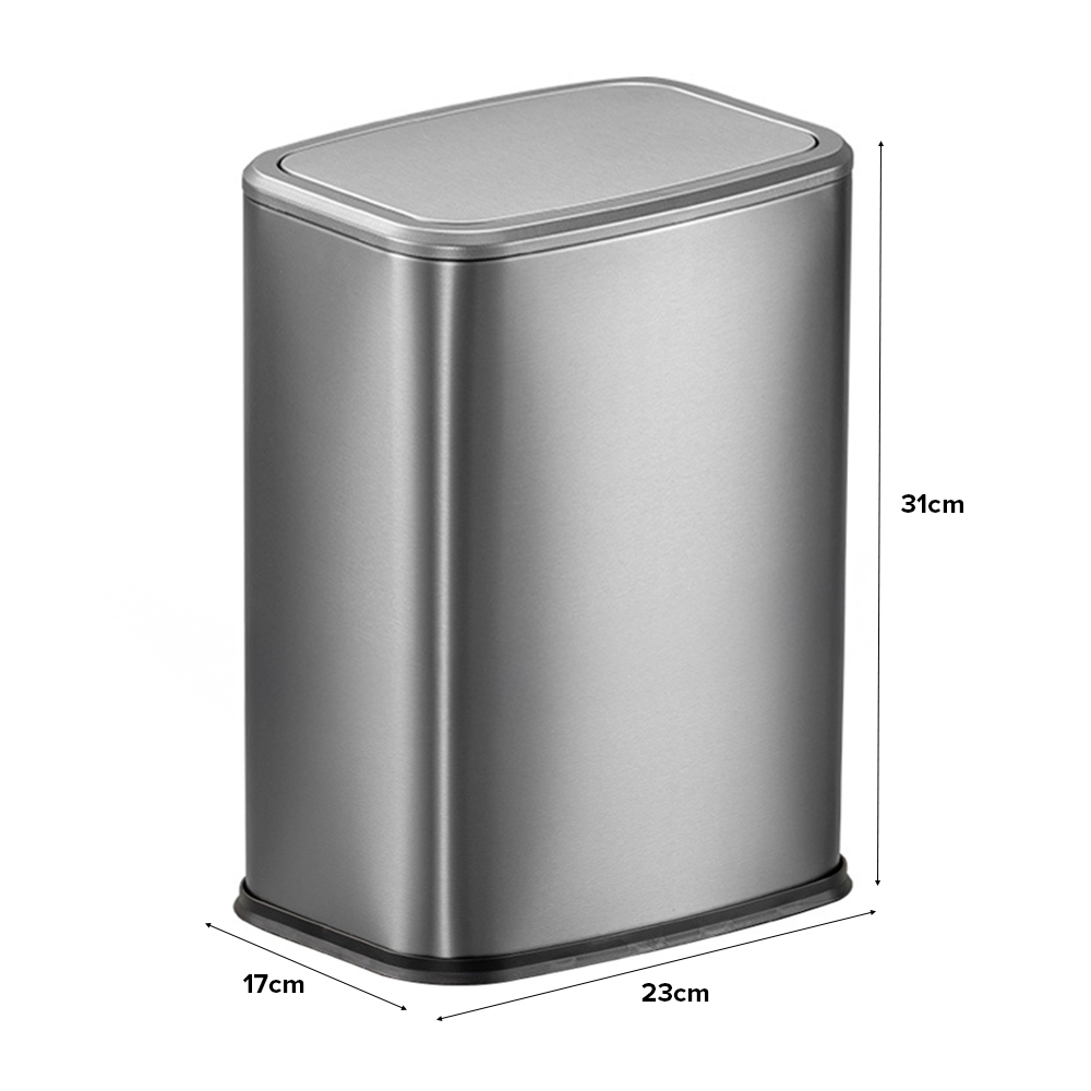 🇸🇬NestHome🇸🇬 TAYSIR Swing Top Waste Bin / Rubbish Bin / Large Opening ...