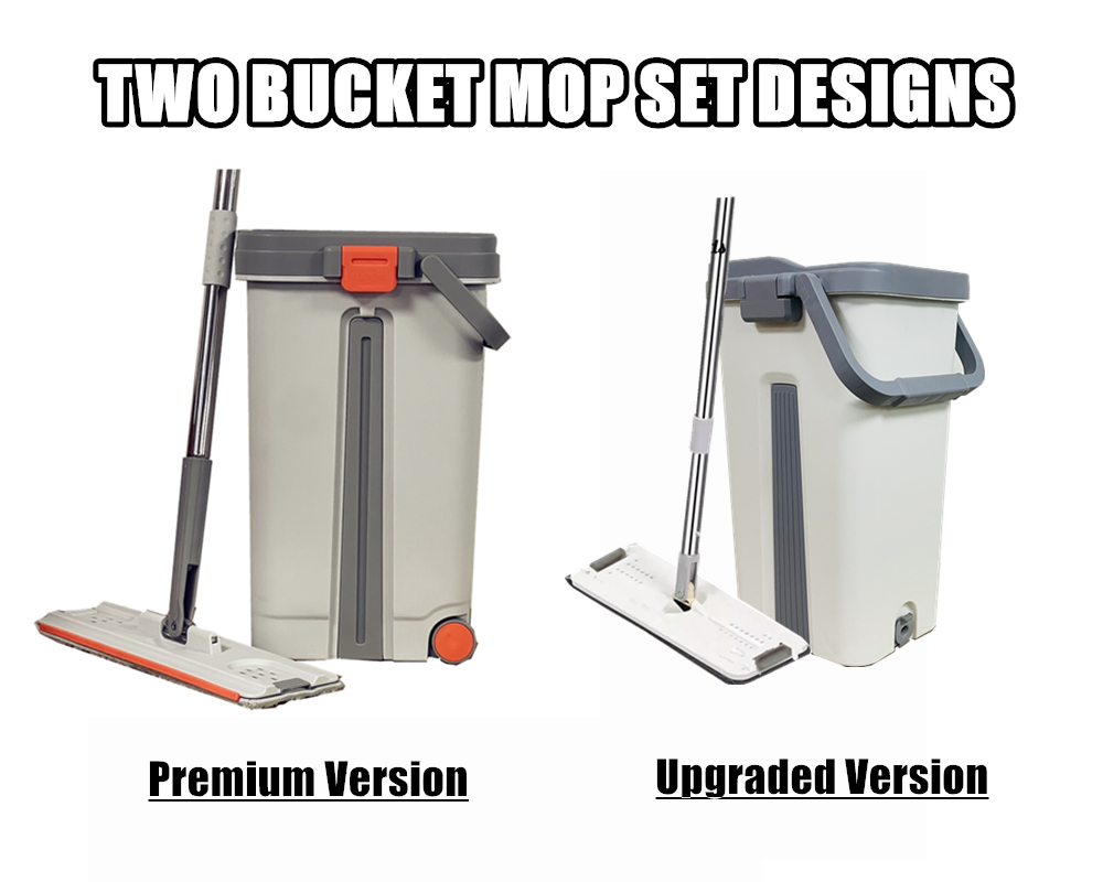 SG Flat Mop & Bucket Set | Easy Wash Bucket Mop Set for Home Floor ...