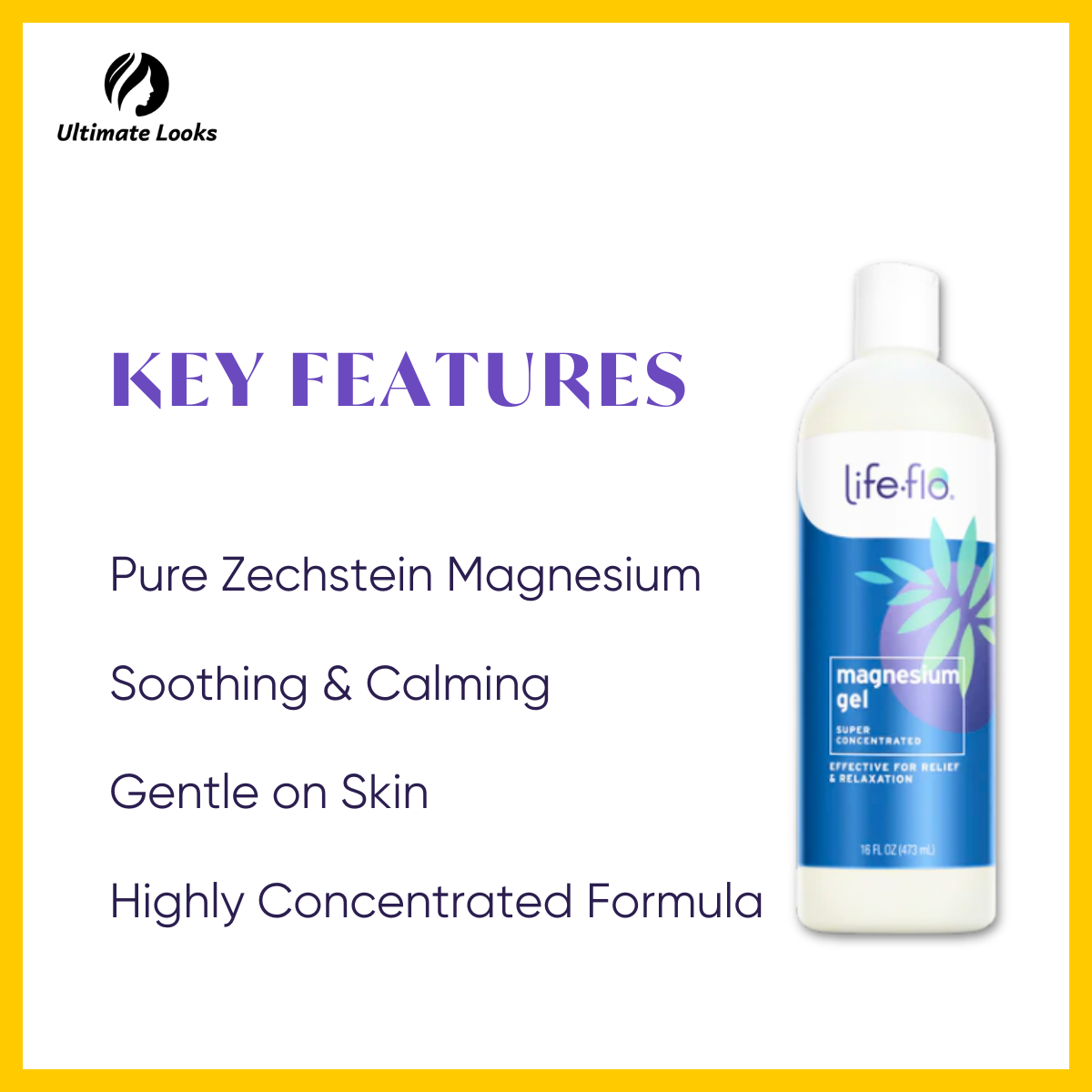 Life-flo, Magnesium Gel, Soothing Relief & Relaxation from Pure ...
