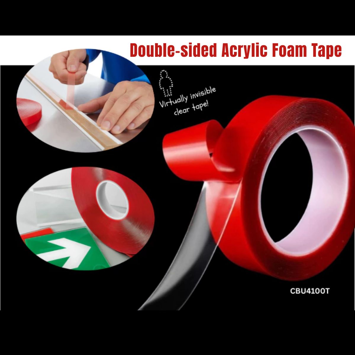 Delsson Double-sided Acrylic Foam Tape Clear (5m) | Shopee Singapore