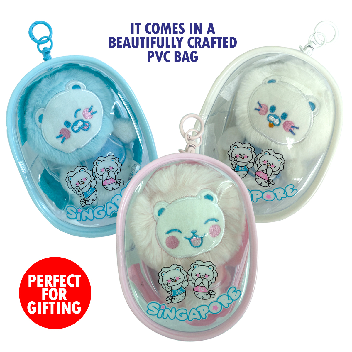 [SG Ready Stock]Merlion Soft Toy in PVC Bag*Singapore Souvenir | Shopee ...
