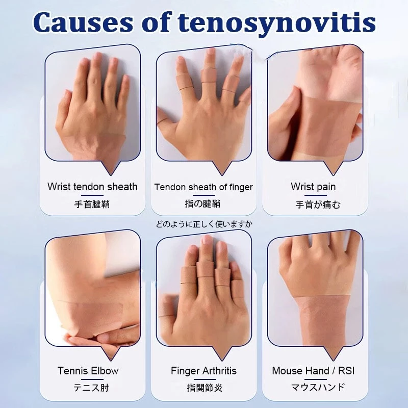 Japanese Tenosynovitis Pain Relief Patch 12 Tablets for Relieving ...