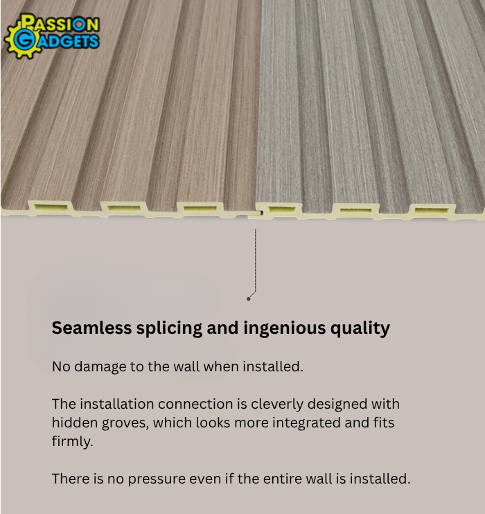 [SAMPLE] Premium Decorative Hollow Fluted Wall Panel Sample PVC ...