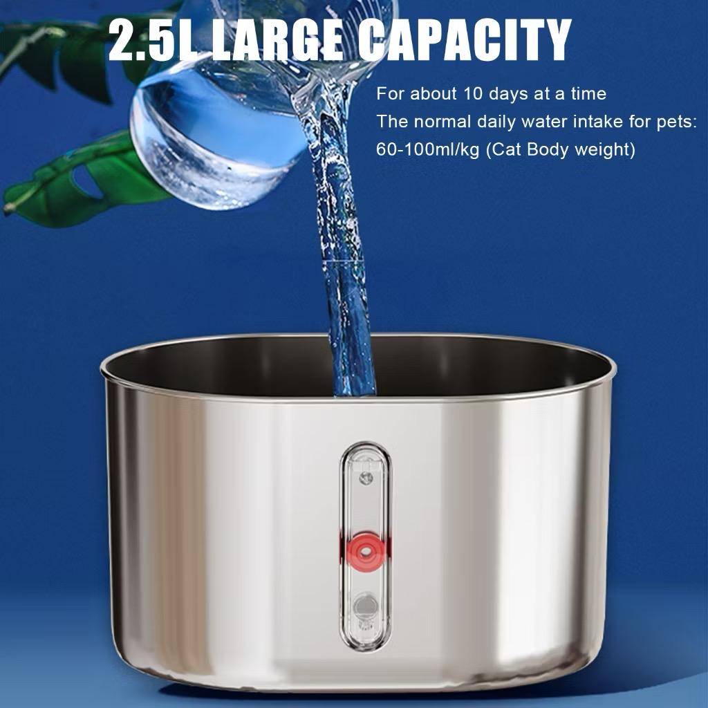 Stainless steel water dispenser for Cat and Dog fully automatic ...
