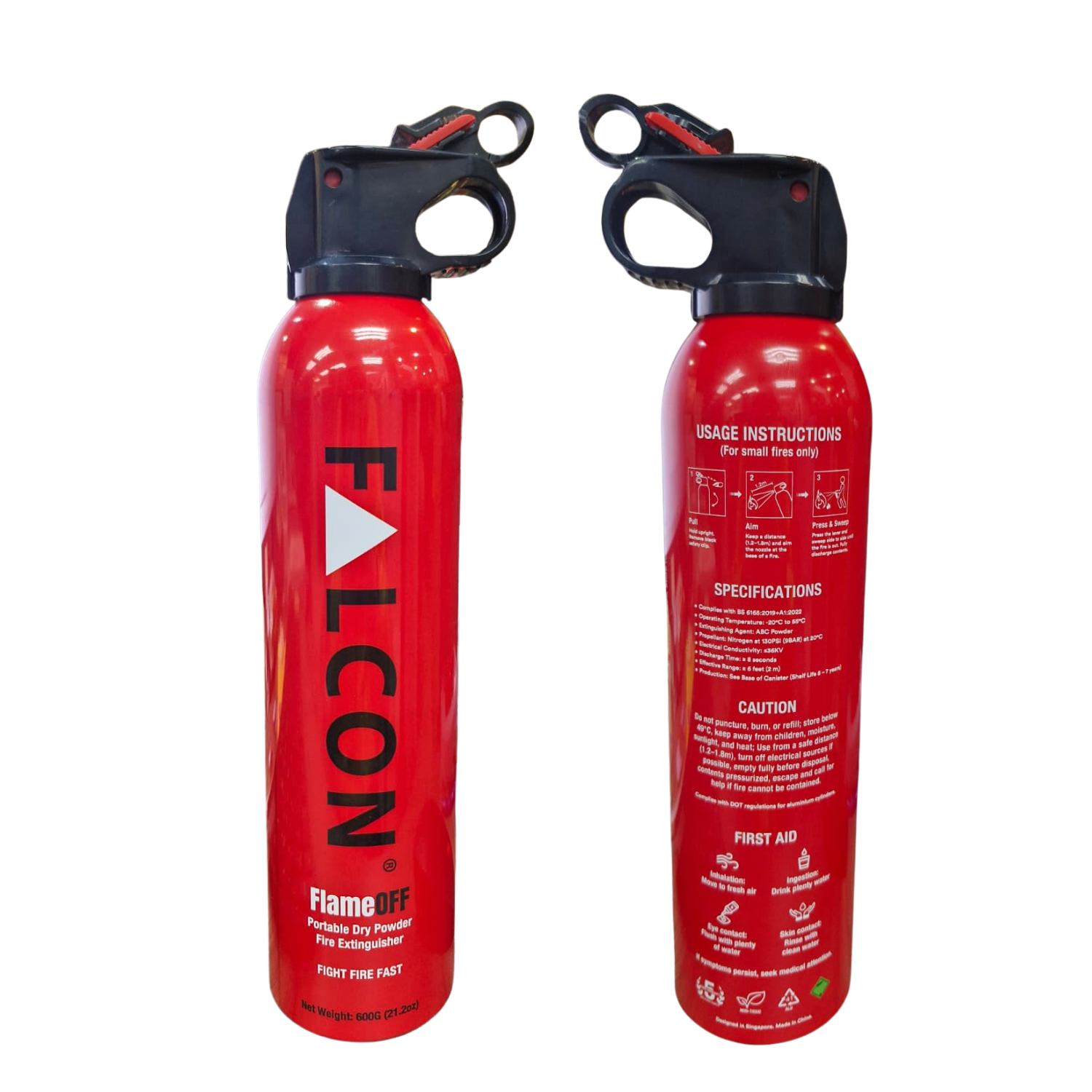 [Local SG] FALCON – Premium Portable Fire Extinguisher | FLAMEOFF Fight ...