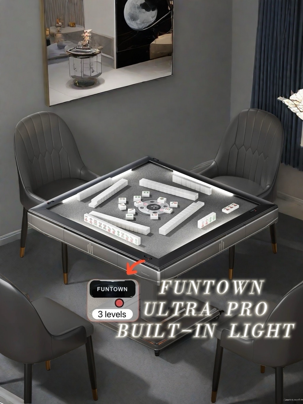 FUNTOWN Ultra Pro Roller Coaster / Automatic Mahjong Table / Foldable ...