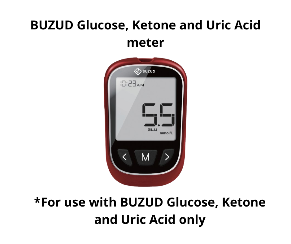 BUZUD Uric Acid test strips (for BUZUD Glucose, Ketone and Uric Acid ...