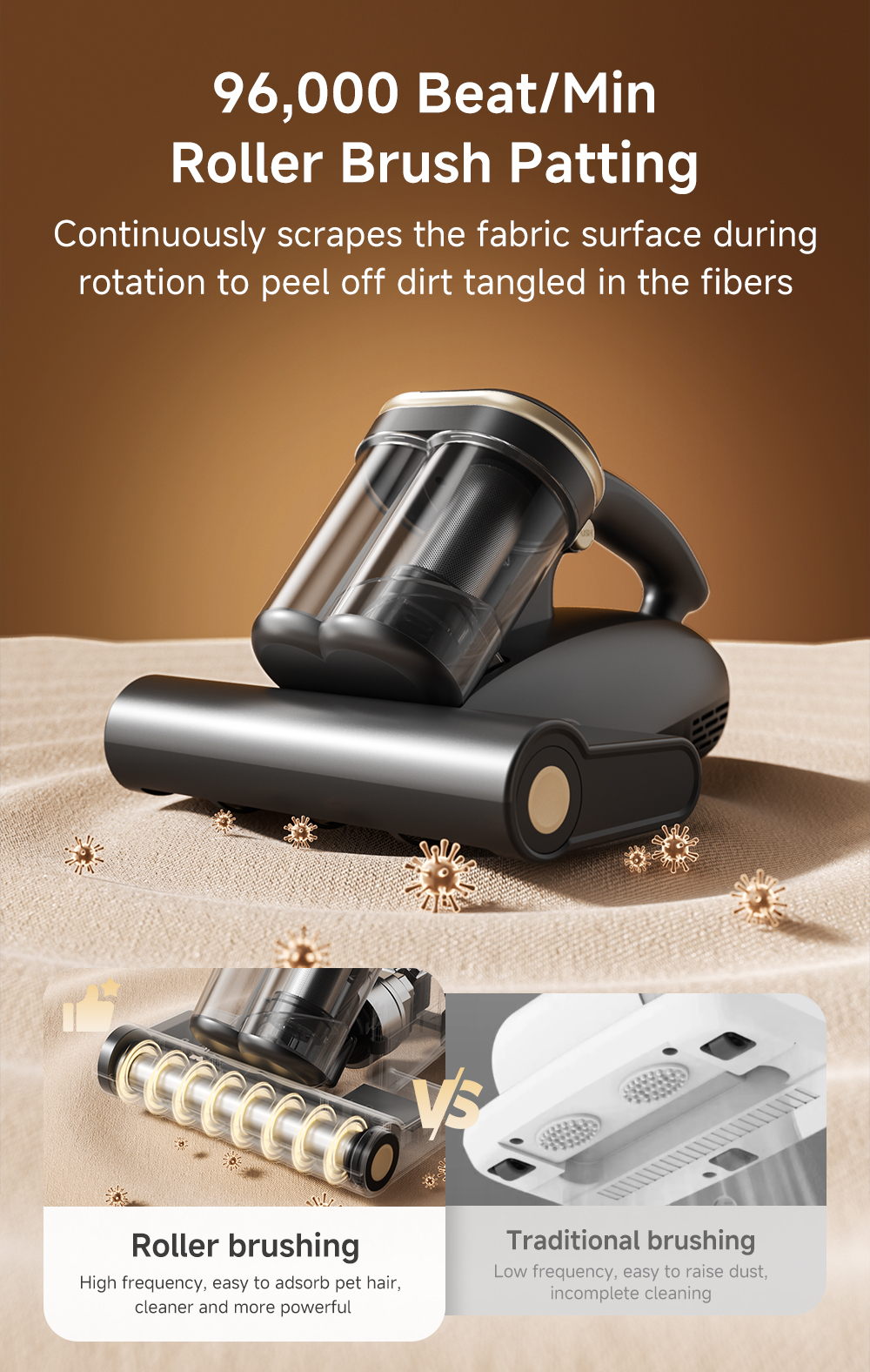[New Launch] Simplus Dust Mite Cleaner | 65°C 100% Kill Mites | 18 ...