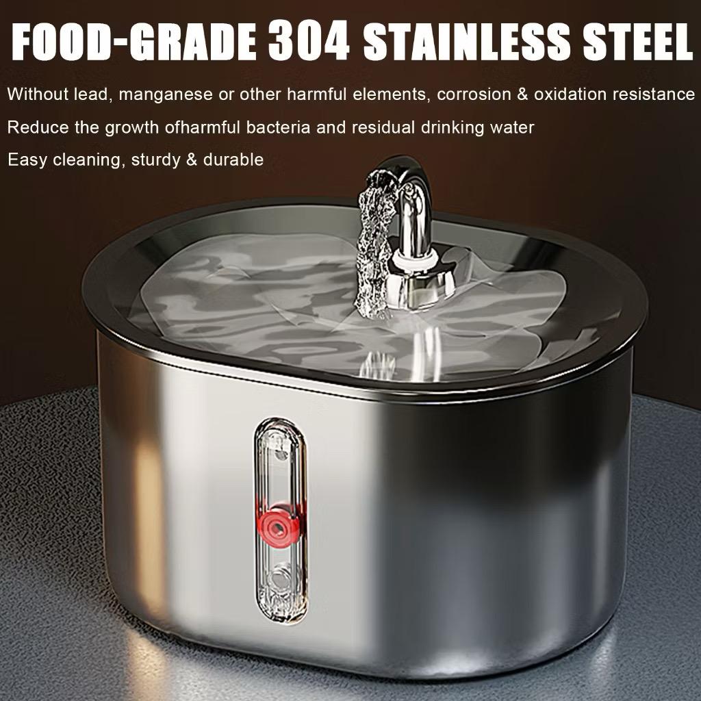 Stainless steel water dispenser for Cat and Dog fully automatic ...