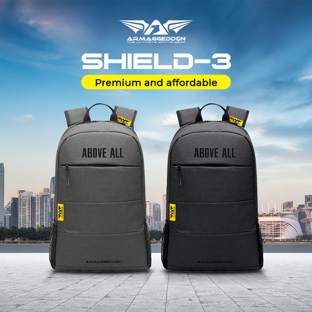 Armaggeddon Shield 3 Gaming Laptop Backpack with Security Lock | 15.6 ...