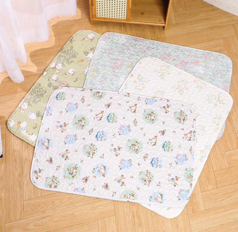 Pure Cotton Washable Pee Mat Anti Slip Carpet Pet Rabbit Dog Cat Baby ...