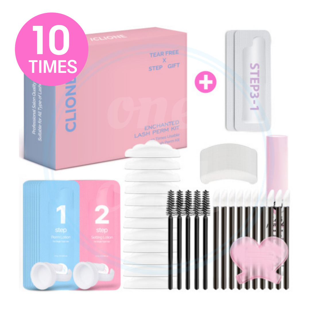 CLIONE Eyelash Lift Self-Perm Kit | Professional Korean Lash Perm Set ...