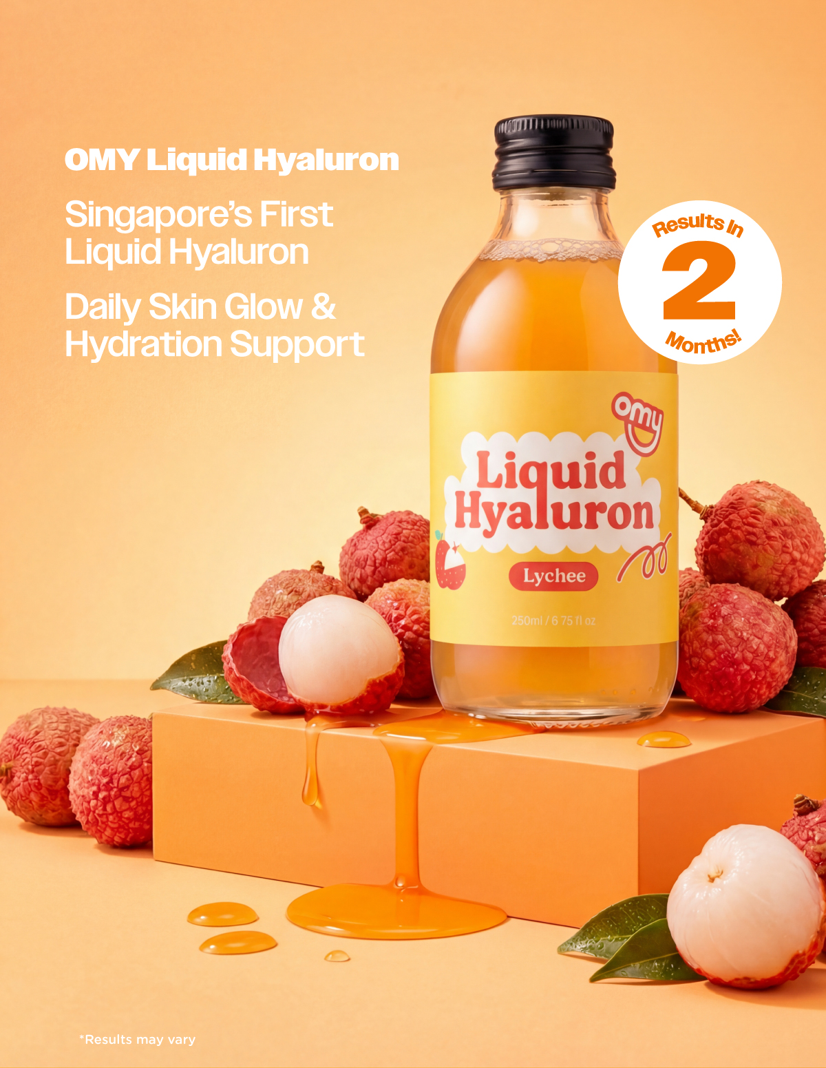 OMY Liquid Hyaluron Internal Hydration Drink 5-Day Supply (Recommended ...