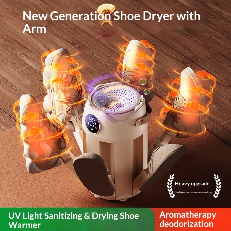 【SG Stock】 6 Arms Fast Shoes Dryer Portable Electric Shoe Heater Shoe ...