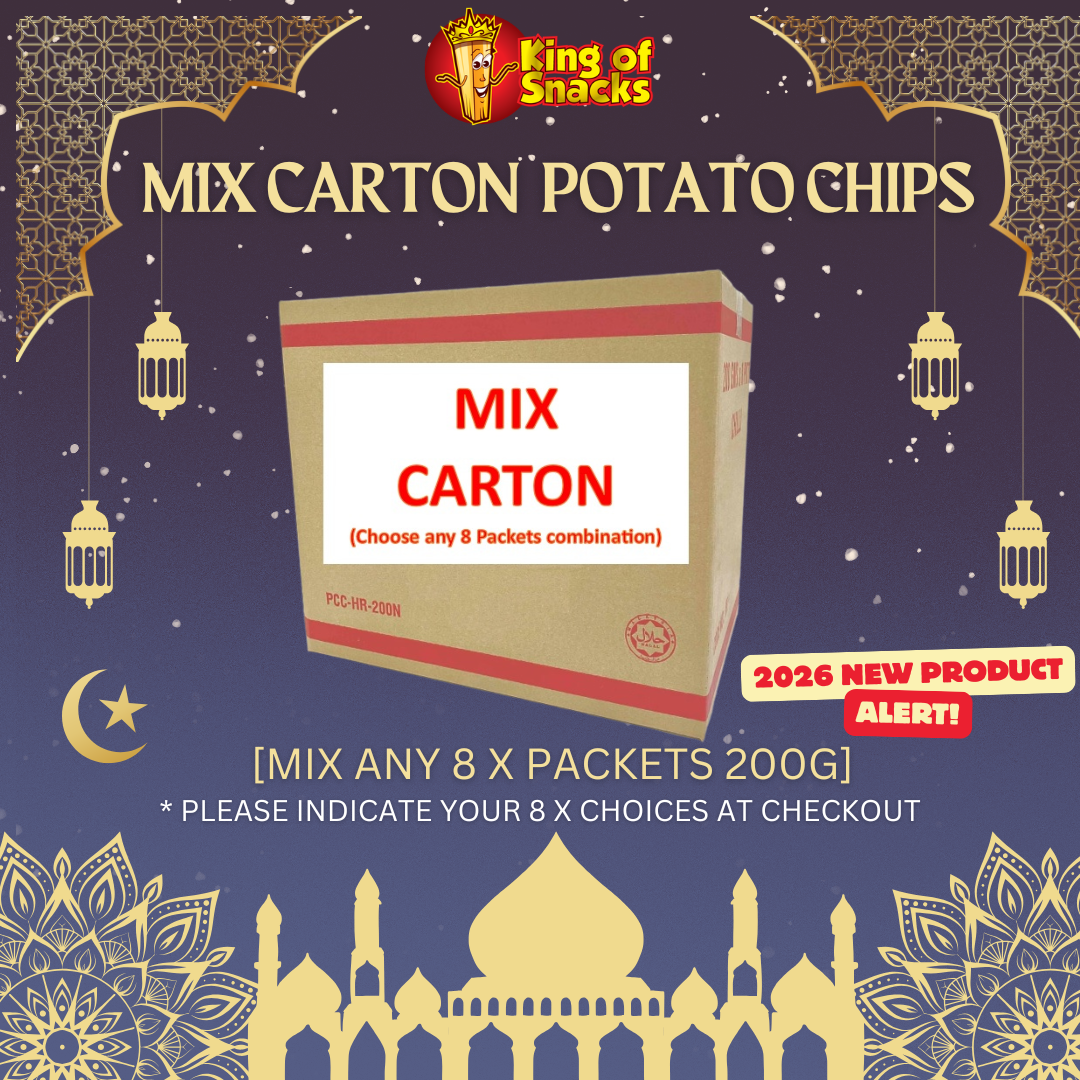 [Hari Raya Tai Sun Potato Chips] Direct-Factory Carton (8 x 200g Packs ...