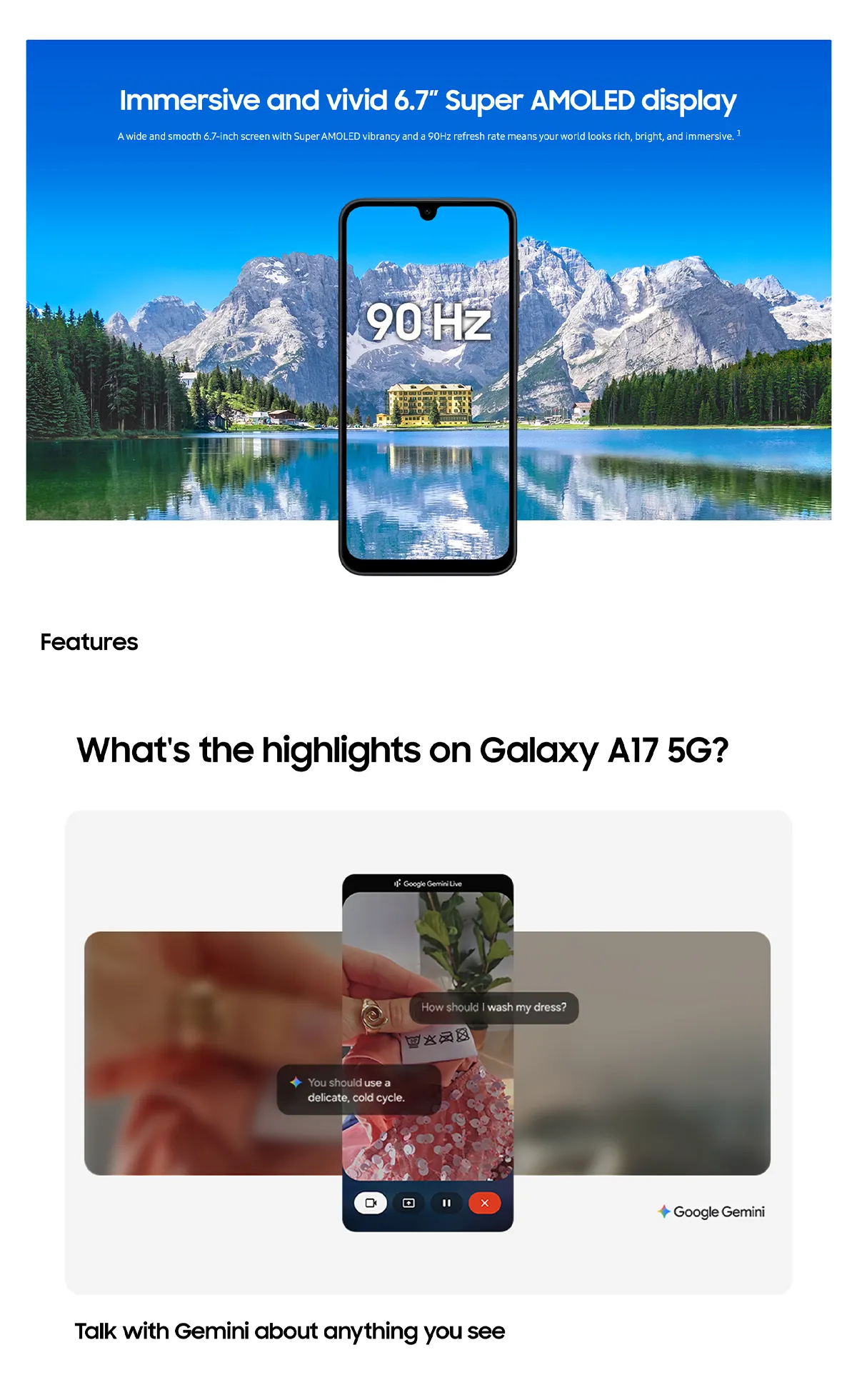 Samsung Galaxy A17 5G 256GB / 128GB | Shopee Singapore
