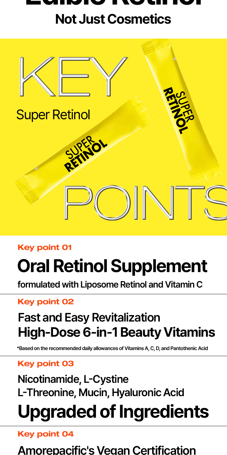 [VITALBEAUTIE] Super Retinol C 30EA | Retinol & Vitamin C Supplement ...