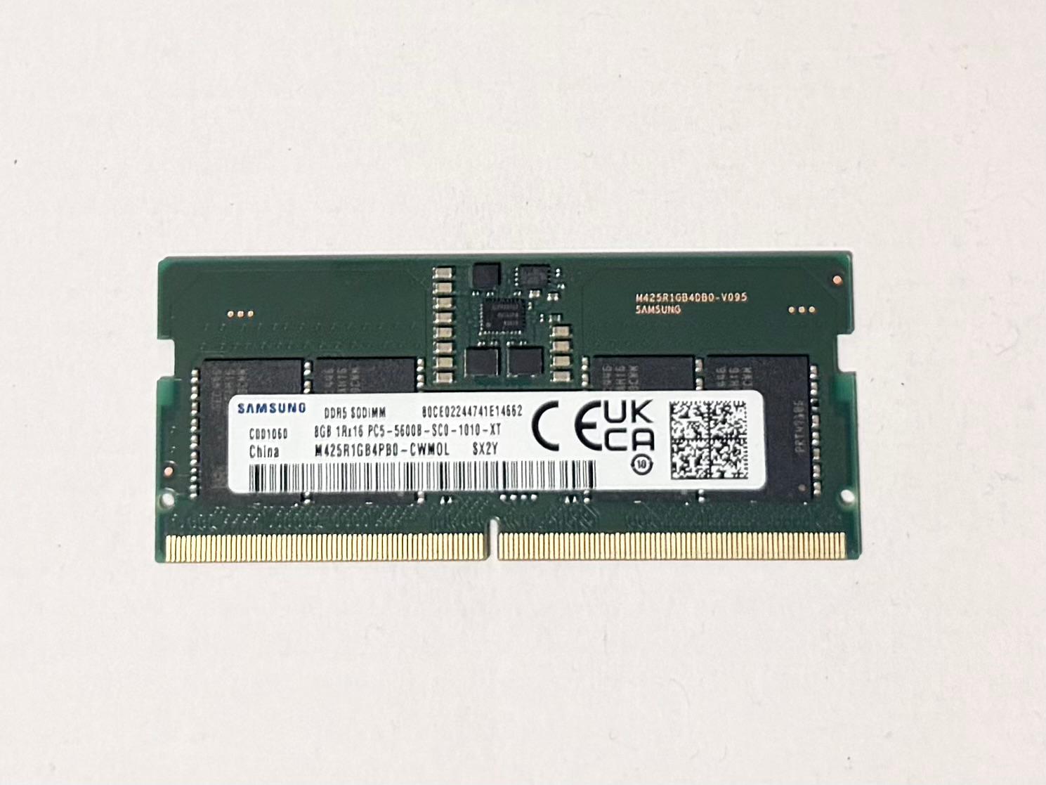 Samsung 8GB DDR5 5600 MHz (or 5200 MHz or 4800 MHz) PC5-44800 CL46 ...