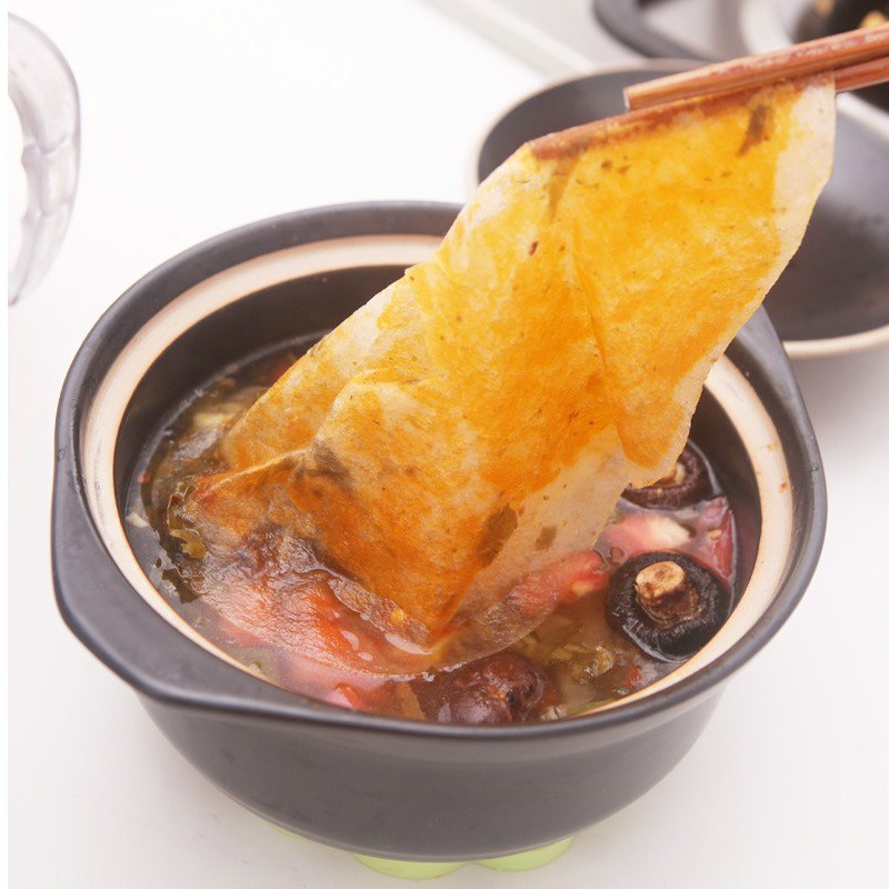 🍀SG stock🍀𝟭𝟮𝗽𝗰𝘀/𝗯𝗮𝗴 Absorption paper / Food soup oil absorbing sheet ...