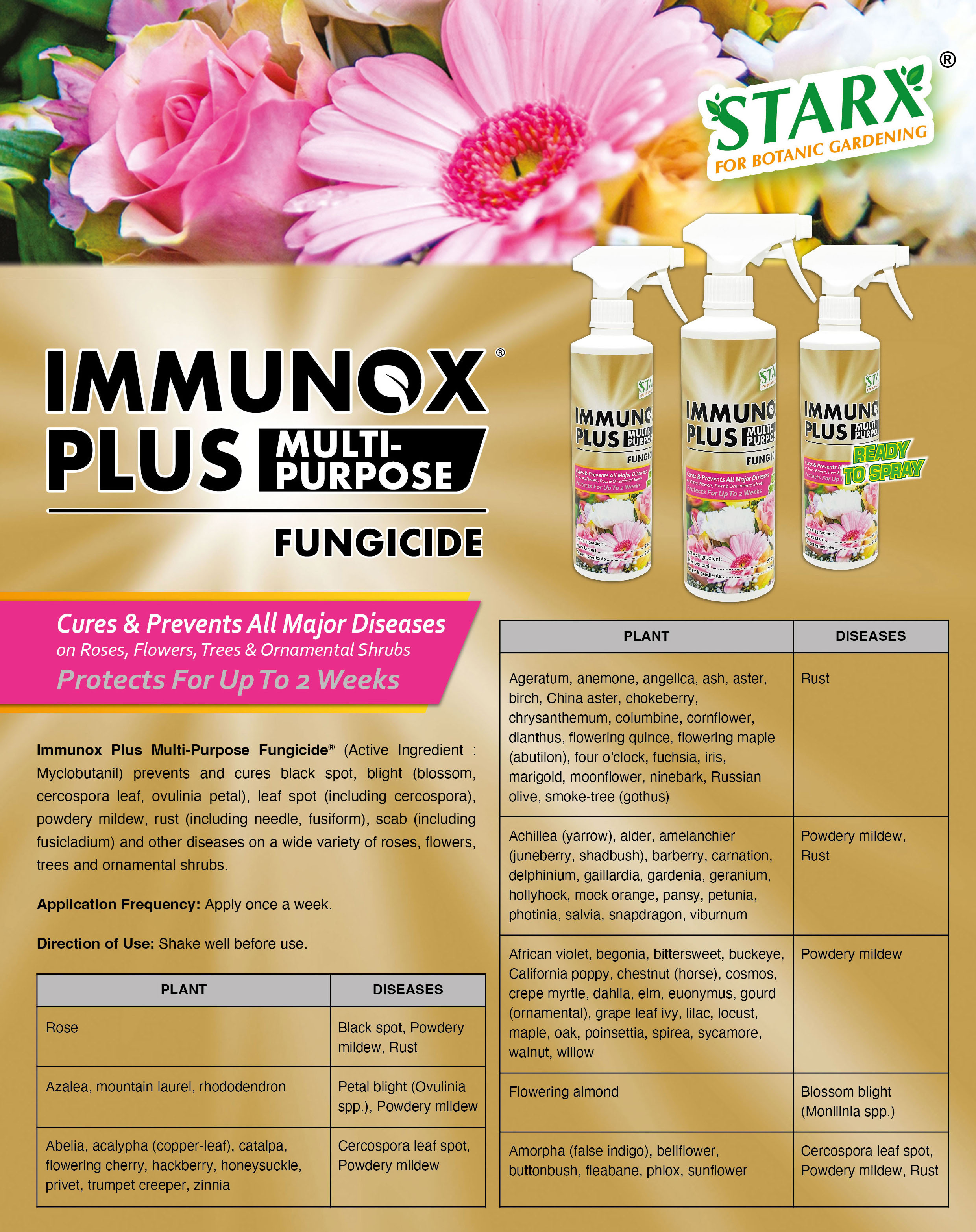 STARX 🇸🇬 | Immunox Multi-Purpose Fungicide (500ml) Ready To Spray ...