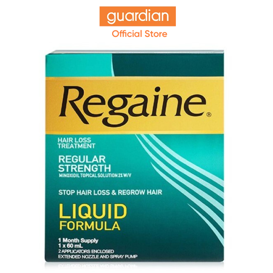 Regaine Regular Strength Hair Loss Treatment 2% Minoxidil Solution ...
