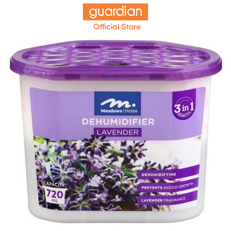 Meadows Dehumidifier Lavender 3x720ml | Shopee Singapore