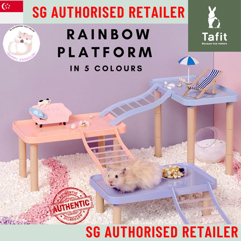 [SG INSTOCK] Tafit Rainbow Platform Ladder Hamster Cage Acrylic ...