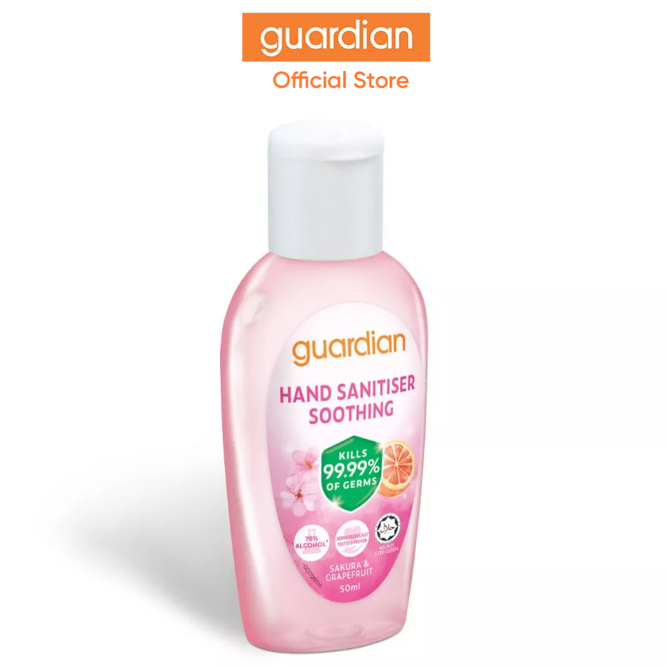 Guardian Hand Sanitiser Sakura & Grapefruit 50ml | Shopee Singapore