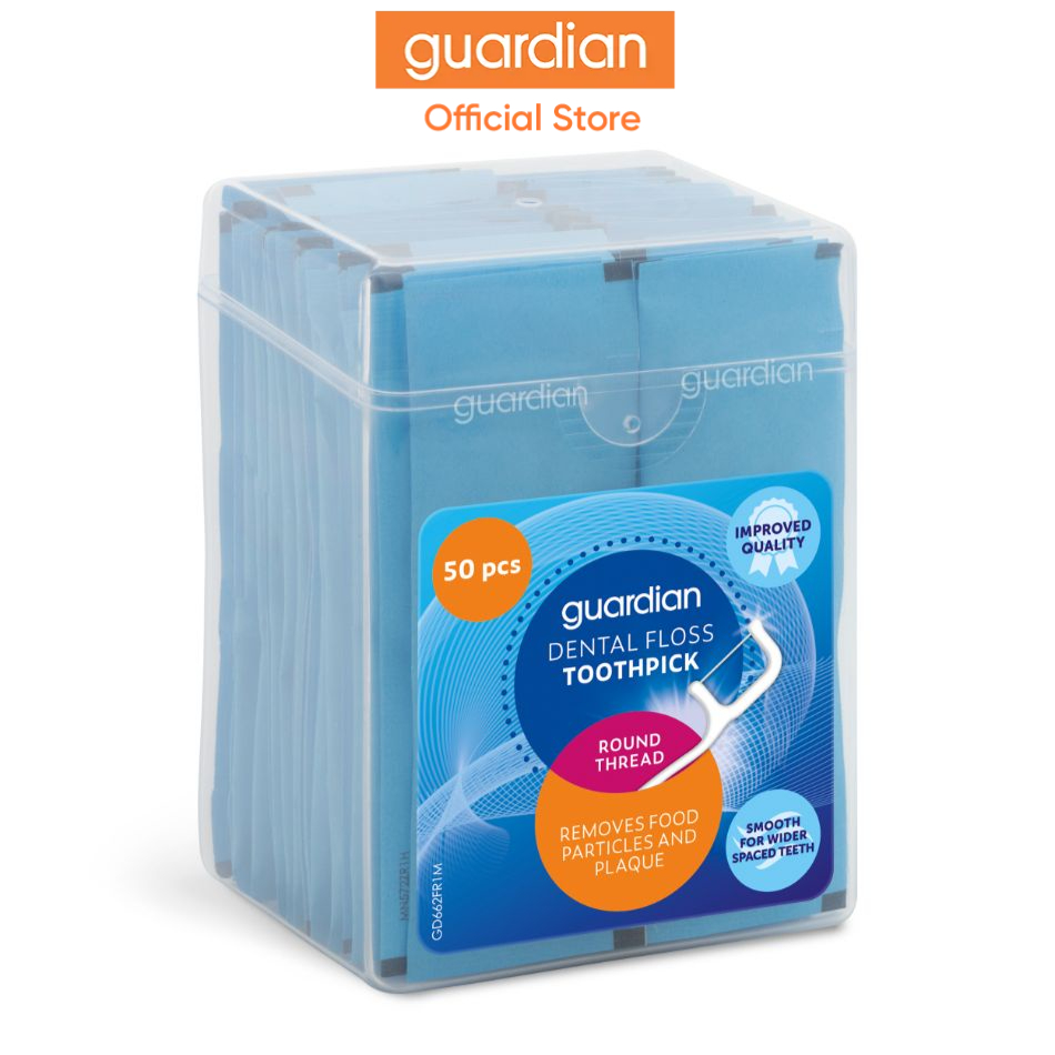 Guardian Dental Floss Toothpick Round Thread Individual Bag 50s ...
