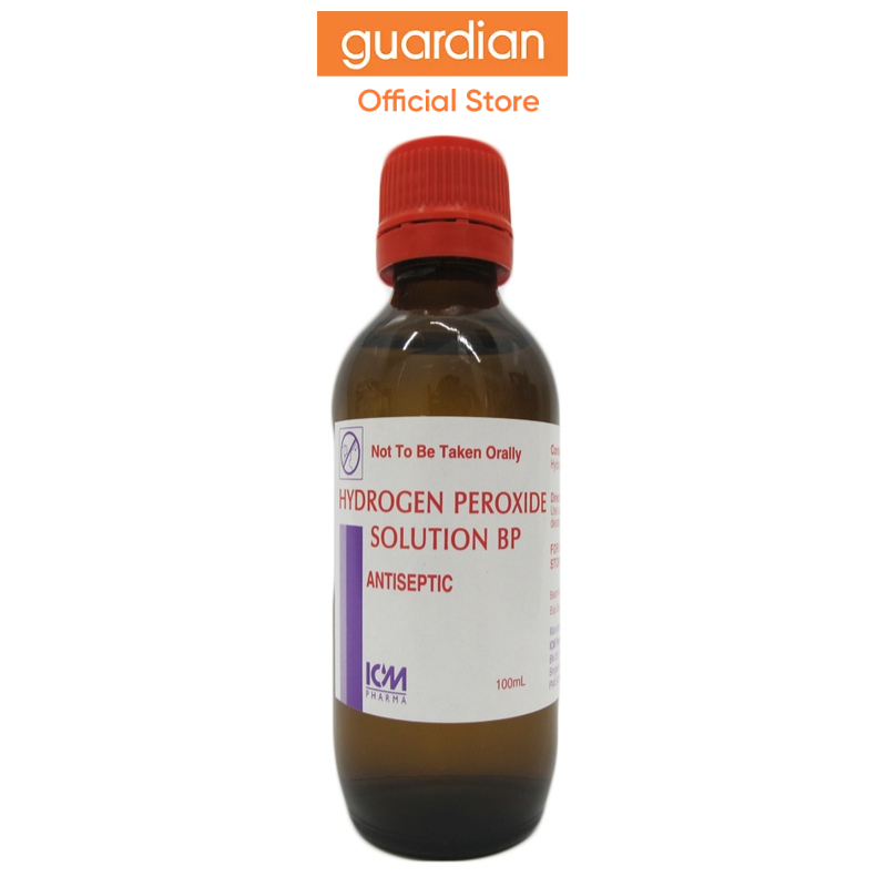 Icm Pharma Hydrogen Peroxide 3% Solution, 100Ml | Shopee Singapore