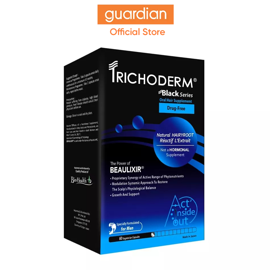 Trichoderm Anti-Hair Loss Oral Men | Shopee Singapore