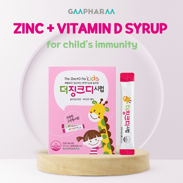 GMPHARM, The ZincD Syrup-Zinc gluconate and vitamin D for kids-15/30 ...