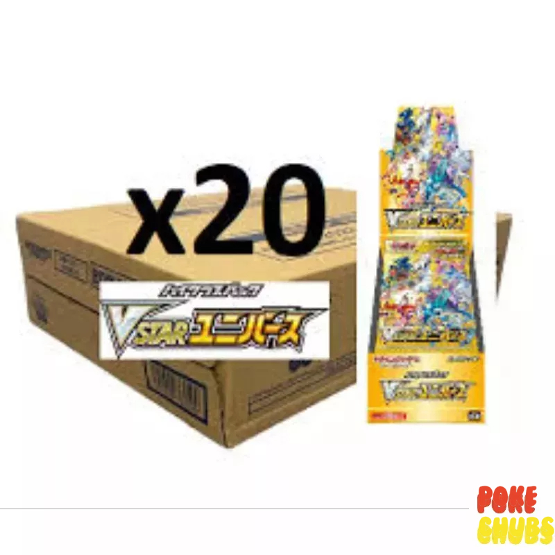 VSTAR Universe Booster Box x20 Sealed Case s12a - Japanese Pokemon TCG ...