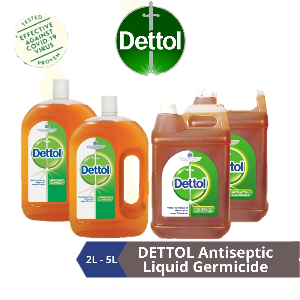 Dettol Antiseptic Liquid Germicide 2L/5L | Shopee Singapore
